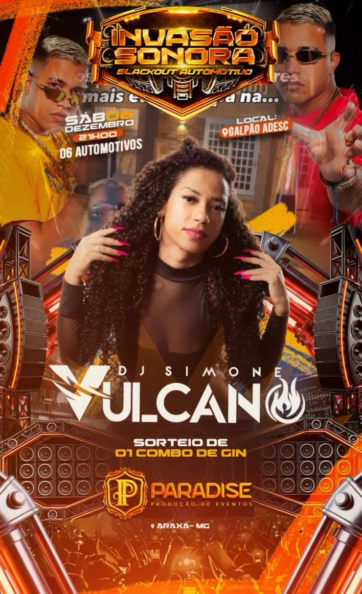 Cenapop · Simone Vulcano estreia como DJ em Minas Gerais e desponta ...
